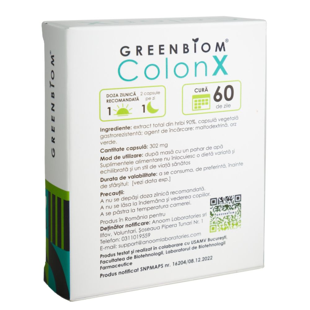 COLON X - PREBIOTIC – DETOXIFIERE COLON, ECHILIBRARE FLORA INTESTINALA ...