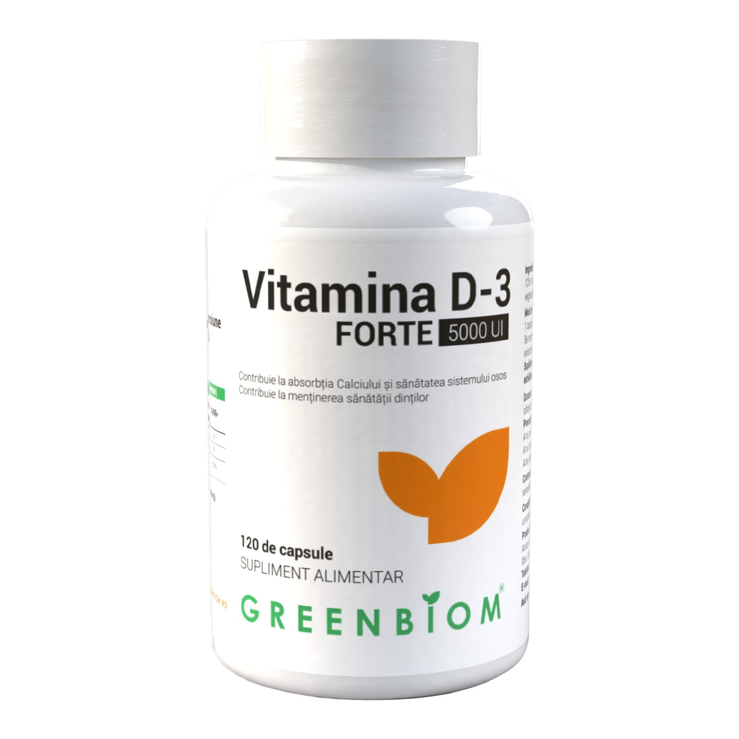 Vitamina D3 FORTE 5000 UI – capsule vegetale – susținere maximă pentru ...